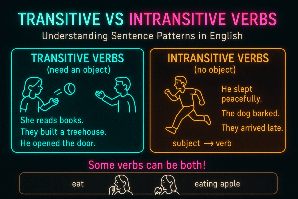Who Does What? Understanding Transitive and Intransitive Verbs ...